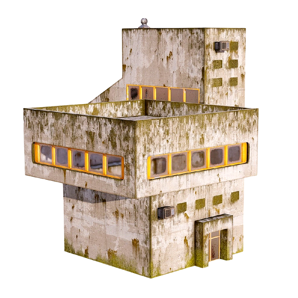 Concrete Building 3D model download,3D modeling,3D drawings,3D printing ...