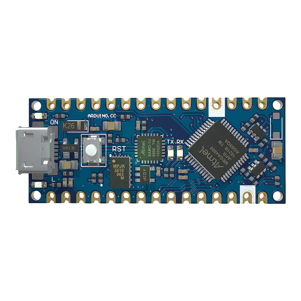 Arduino Nano Every Nanomicrocontroller 3D model download,3D modeling,3D ...